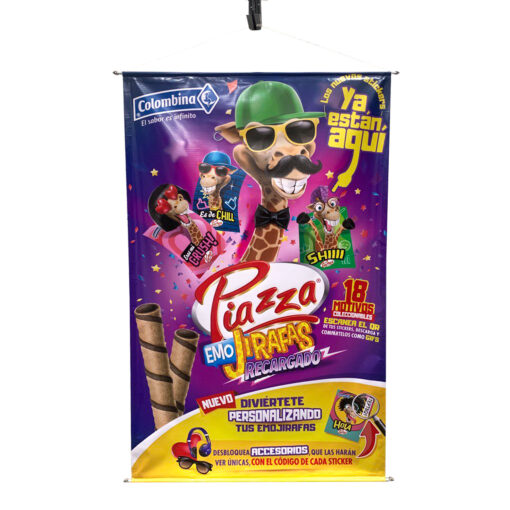 Pendones Publicitarios - Graficas Santa Maria